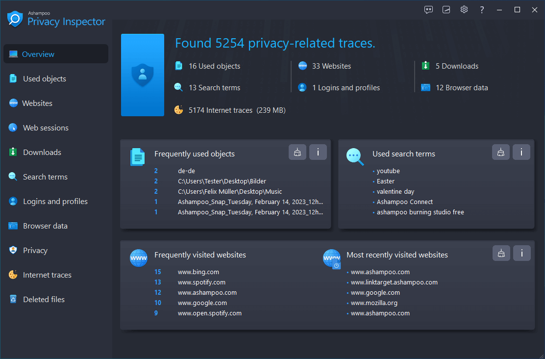 Ashampoo Privacy Inspector Ключ активации (2 PCs) • Цифровой ключ