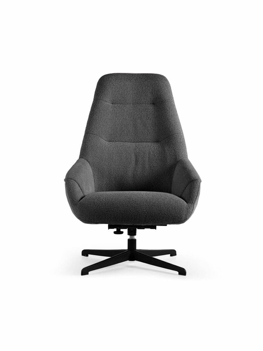 Кресло Askona (Аскона) Келсо серый шенилл