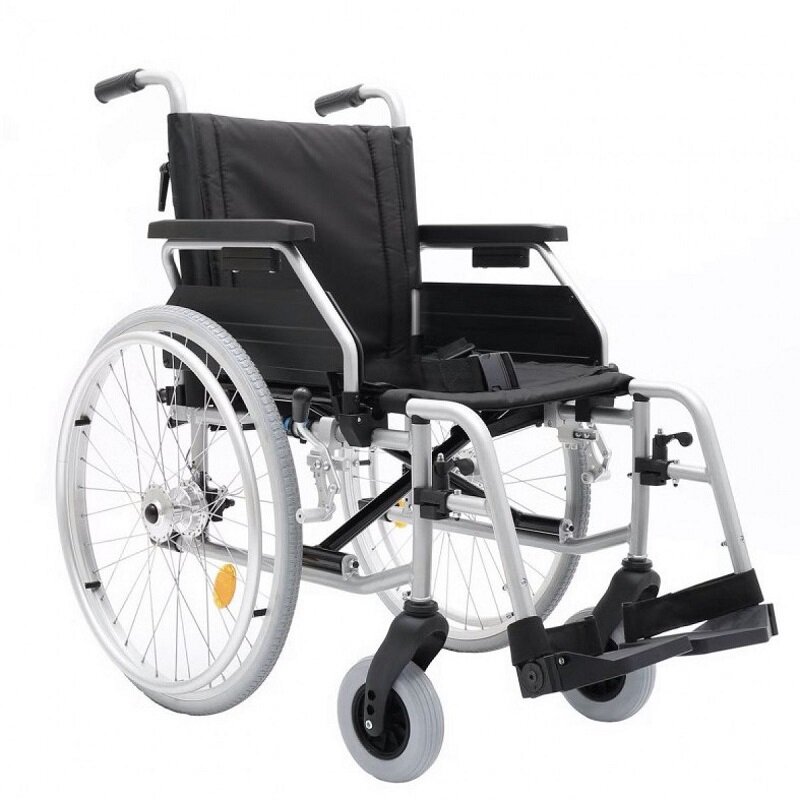 Кресло-коляска инвалидная механическая Dietz TOMTAR MR-LG (Ширина сиденья: 51 см; Тип задних колес полиуретановые, UU, без насоса)