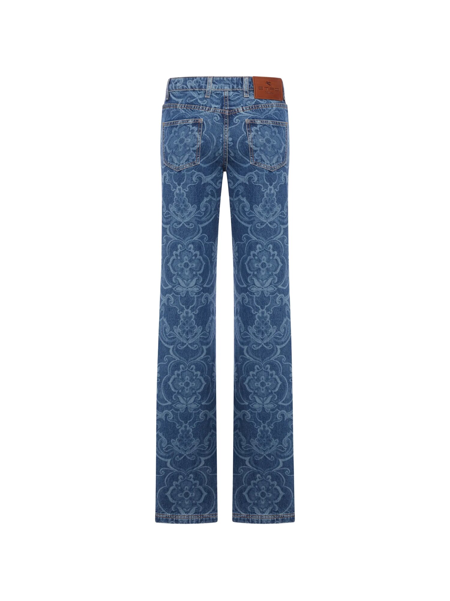 Джинсы ETRO Floral-print jeans, размер 42, blue — фото 1