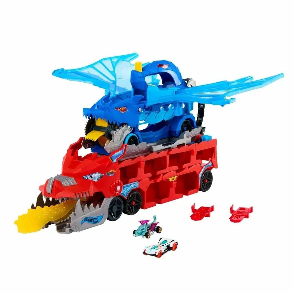Автовоз Hot Wheels Дракон-перевозчик JBM72