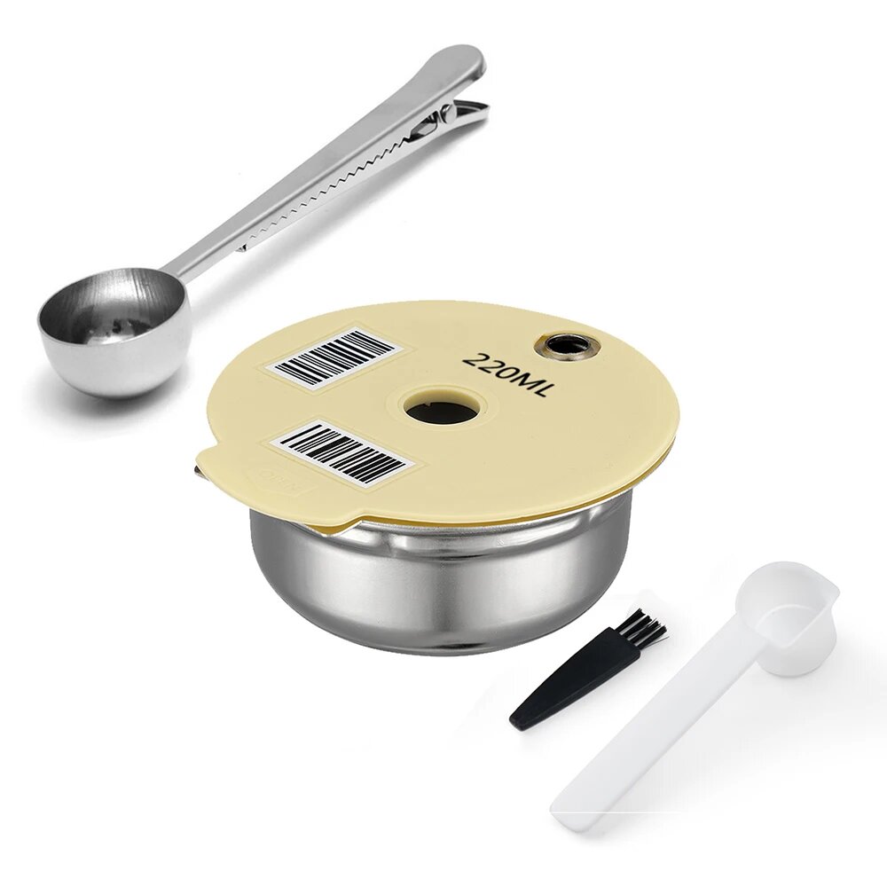 Многоразовые фильтры для кофемашины Bosch Tassimo из нержавеющей стали As Picture