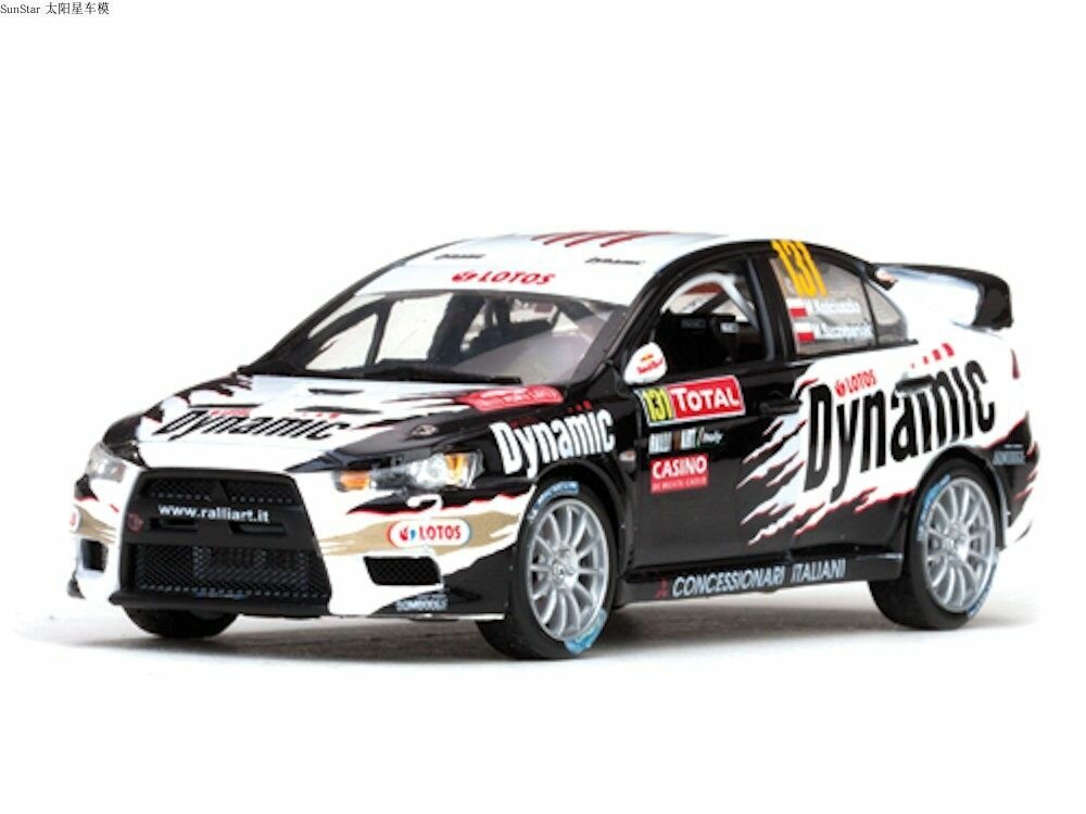 Модель автомобиля Vitesse Sunstar Alloy в масштабе 1:43: японский раллийный автомобиль Mitsubishi Lancer Evolution X