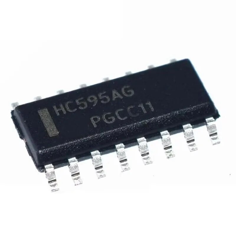 Пластиковые корпуса для микросхем 74HC595 (10 шт)