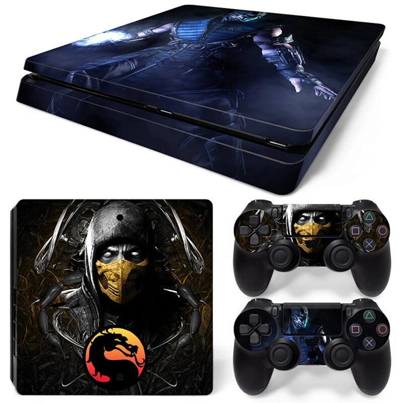Наклейки на PS4 Slim Mortal Kombat, Color: PS4Slim-1102