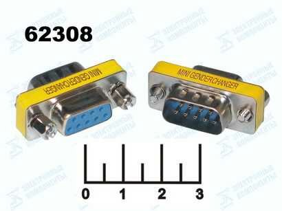 Переходник D-SUB штекер 9pin/D-SUB гнездо 9pin