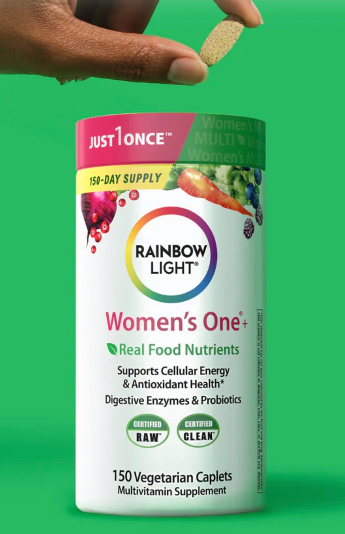 Rainbow light One мультивитамины для женщин 60 таблеток