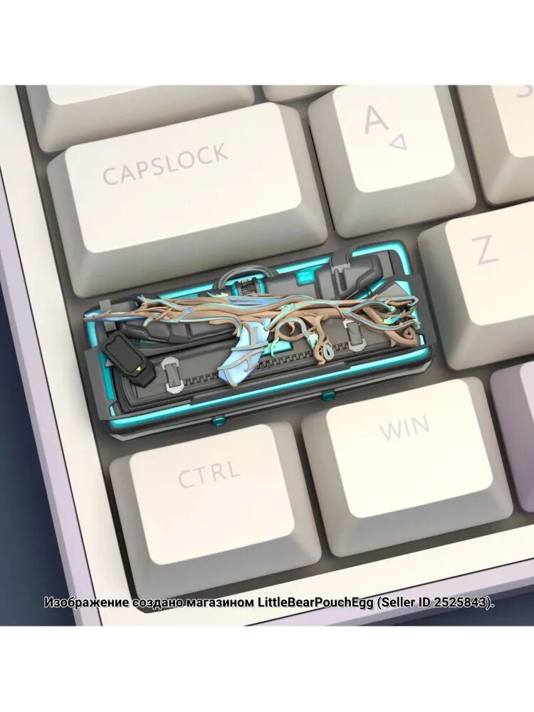 Кейкап для механической клавиатуры: Vandal, Месть Гайи, Valorant, арт-кейкап для левого Shift