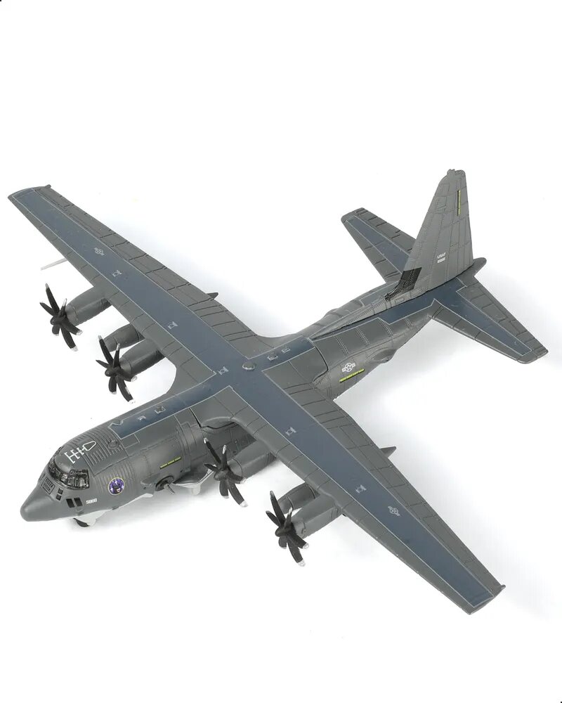 Модель самолета AC-130J Ghostrider 1:200, металлический штурмовик, размах крыльев 20см