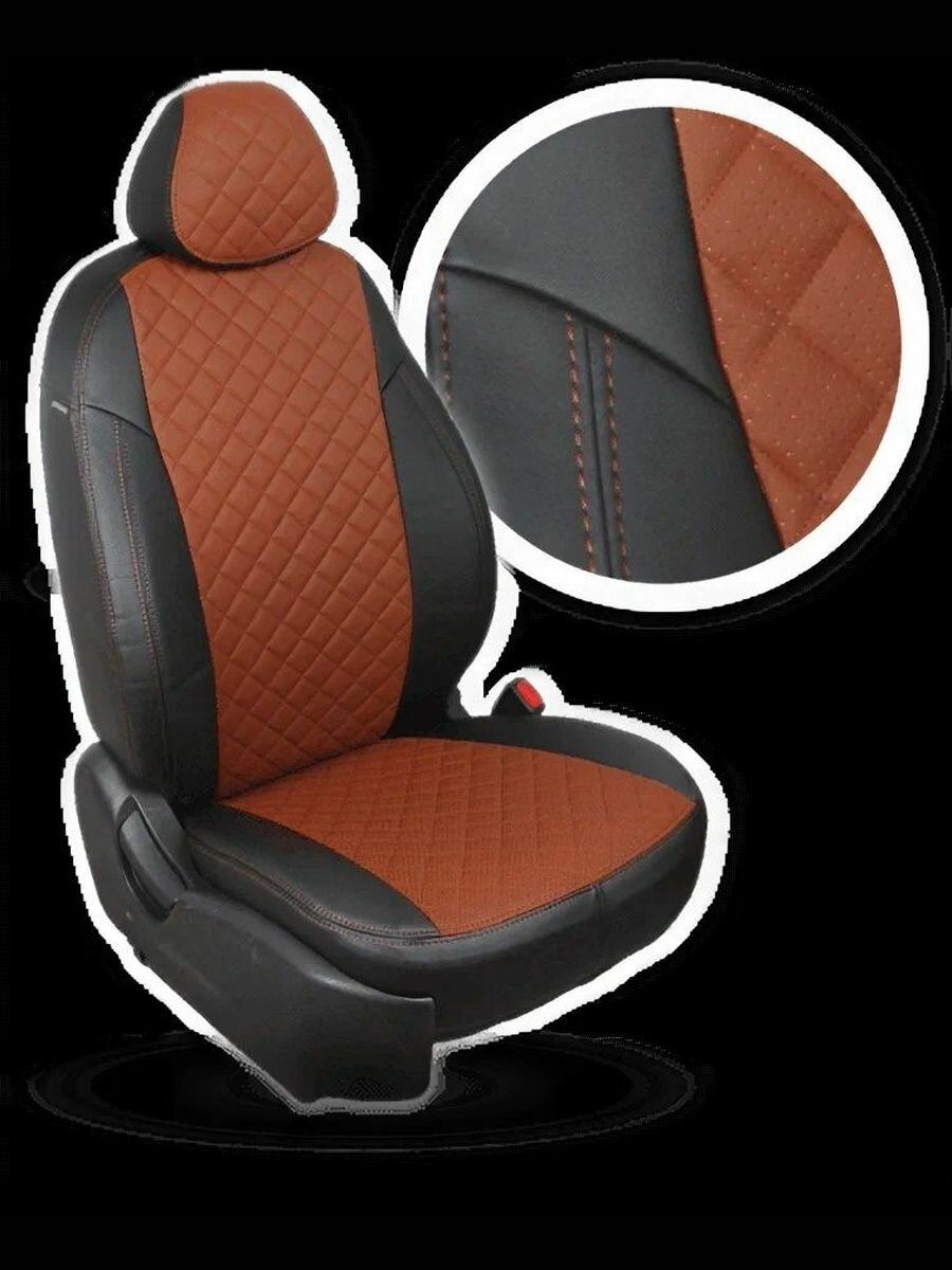 Чехлы на сиденья KIA Optima IV с 15г. / Hyundai Sonata (LF) с 14-19г.