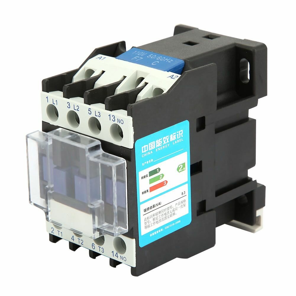 Контактор CJX2-1210 12А 110В (DIN-рейка)