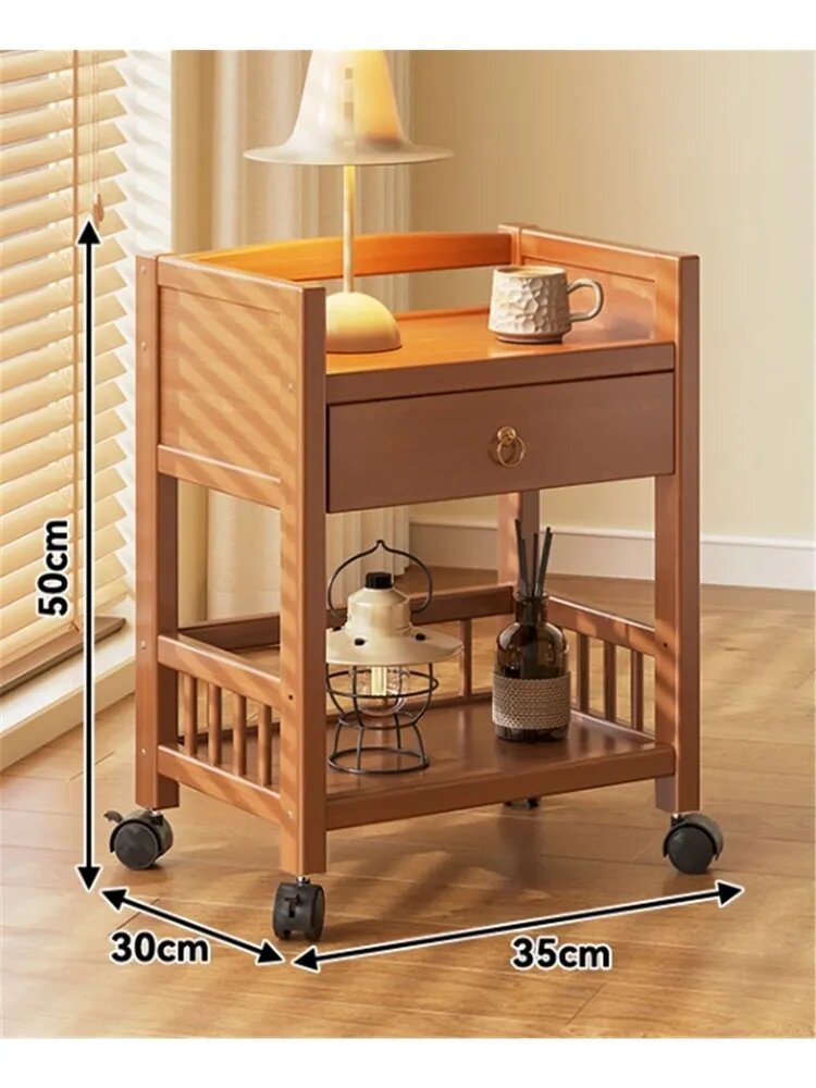 Этажерка, 2 секц, Бамбук, 35х30х50 см