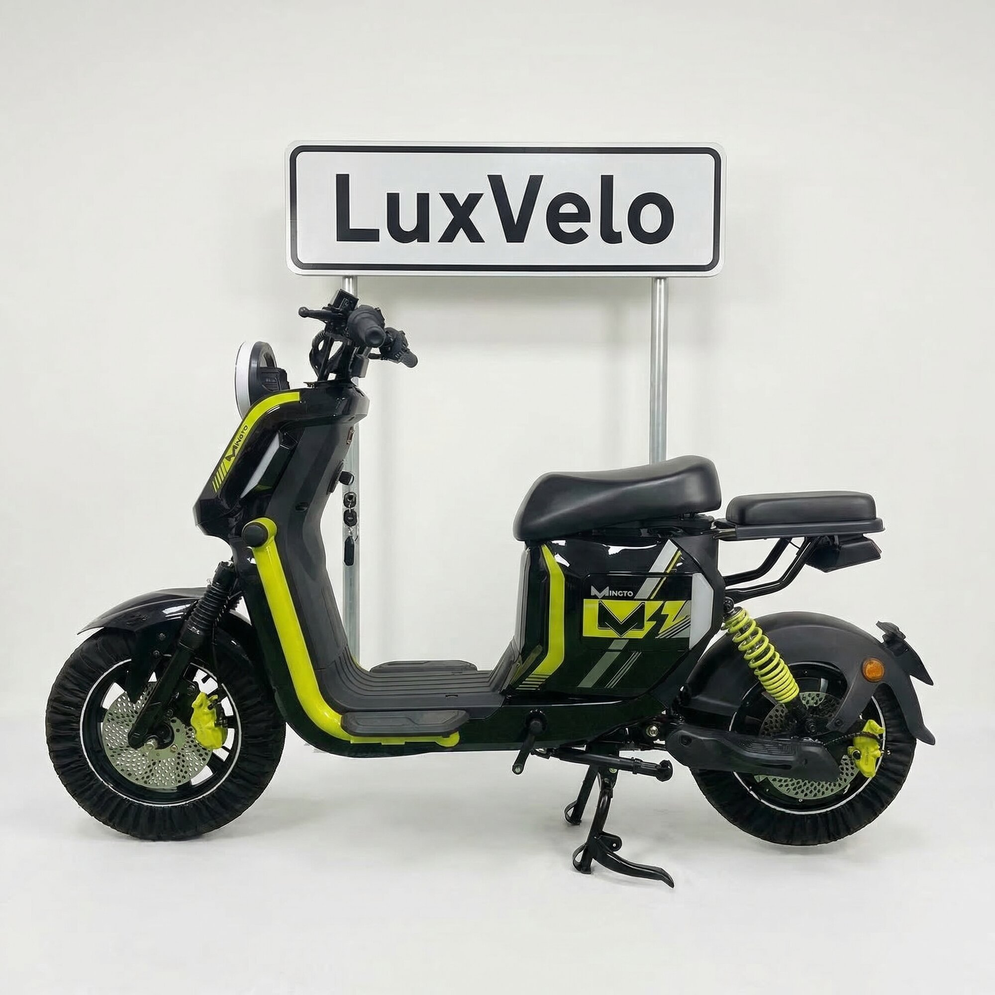 Электроскутер Mingto U2 1500 Ватт; 60V/33Ah LiFePo4; контроллер 35A (пик 2100W)