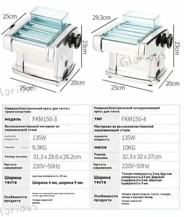 Электрическая тестораскаточная машина, слайсер для лапши, машина для раскатки теста, одноножевой тип, тонкая лапша шириной 2 мм, Модель FKM150-1