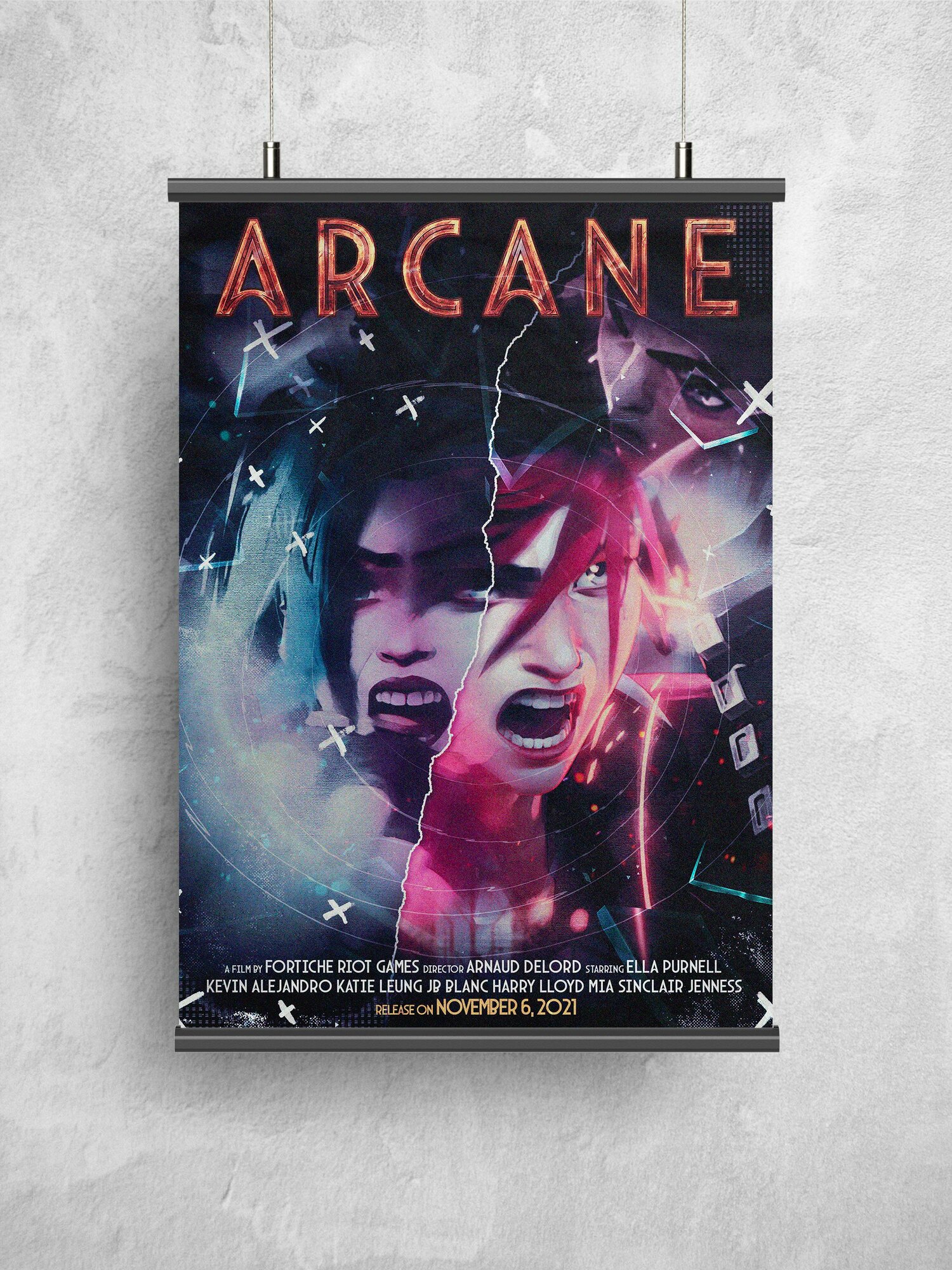 Постер интерьерный "Arcane - League of Legends" - 30х42см - А3