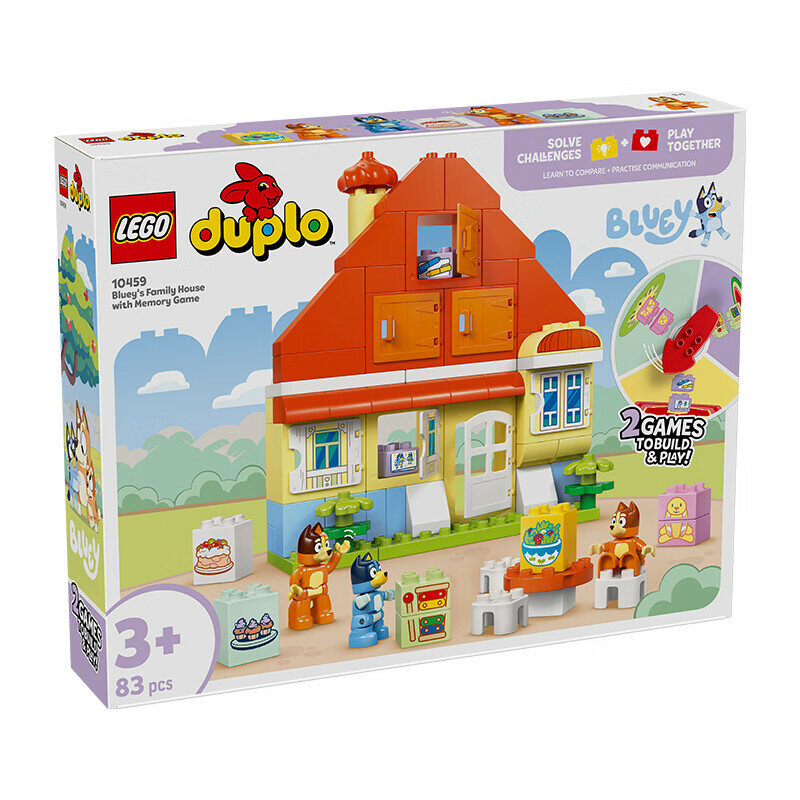 LEGO Duplo 10459 Домик Блуи детский конструктор для детей 3-6 лет развивающая игра Характеристики：Дом Блуи