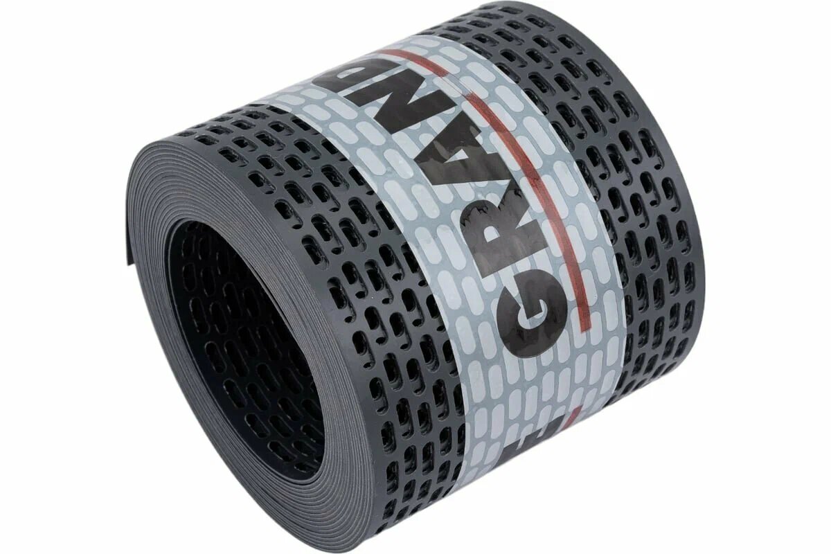 Лента вентиляционная карнизная черная 100х5000 GRAND LINE, 10 шт.