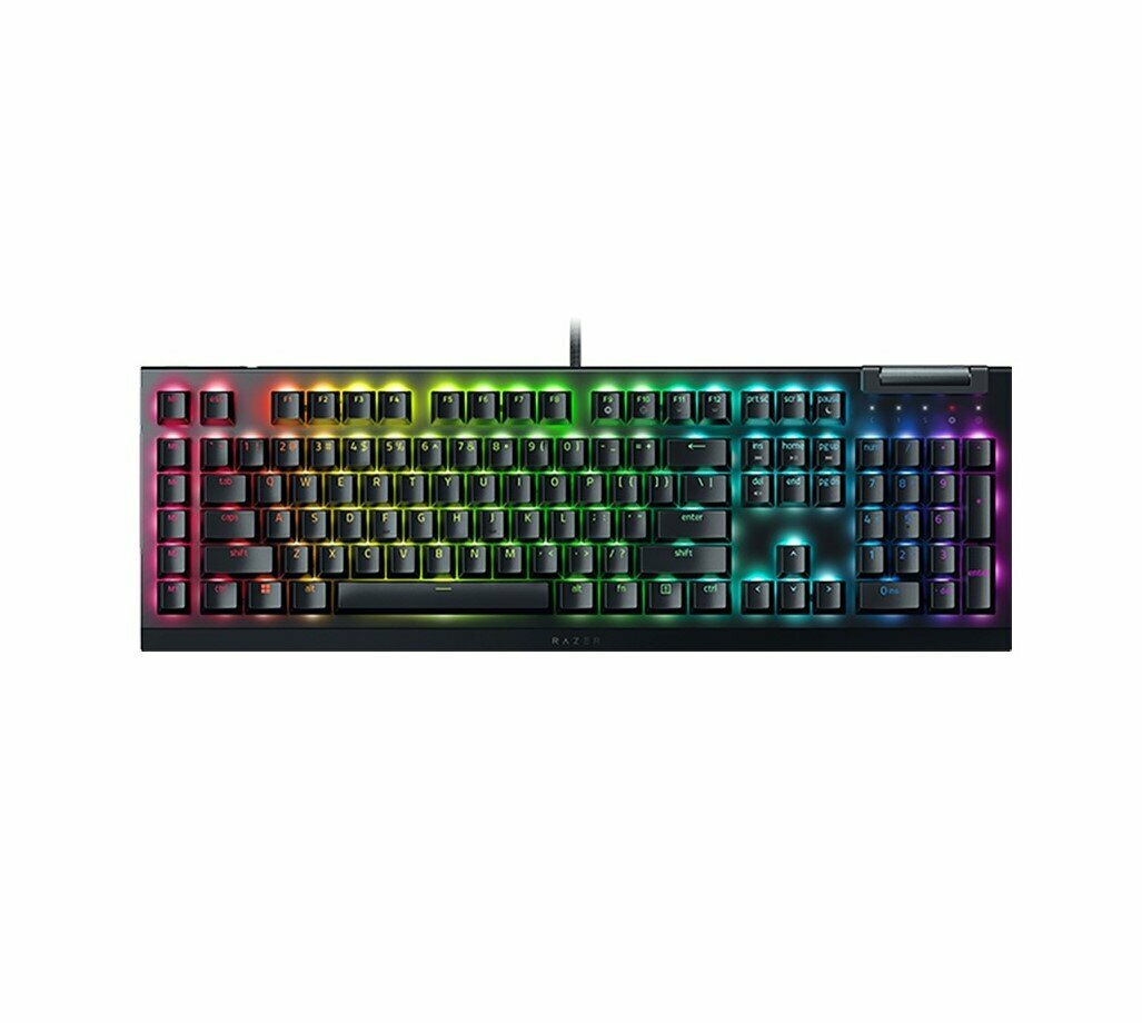 Игровая клавиатура Razer BlackWidow V4 X (Green Switch), черный