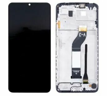 Дисплей для Xiaomi Poco C65 (2310FPCA4G) модуль с рамкой Черный - OR