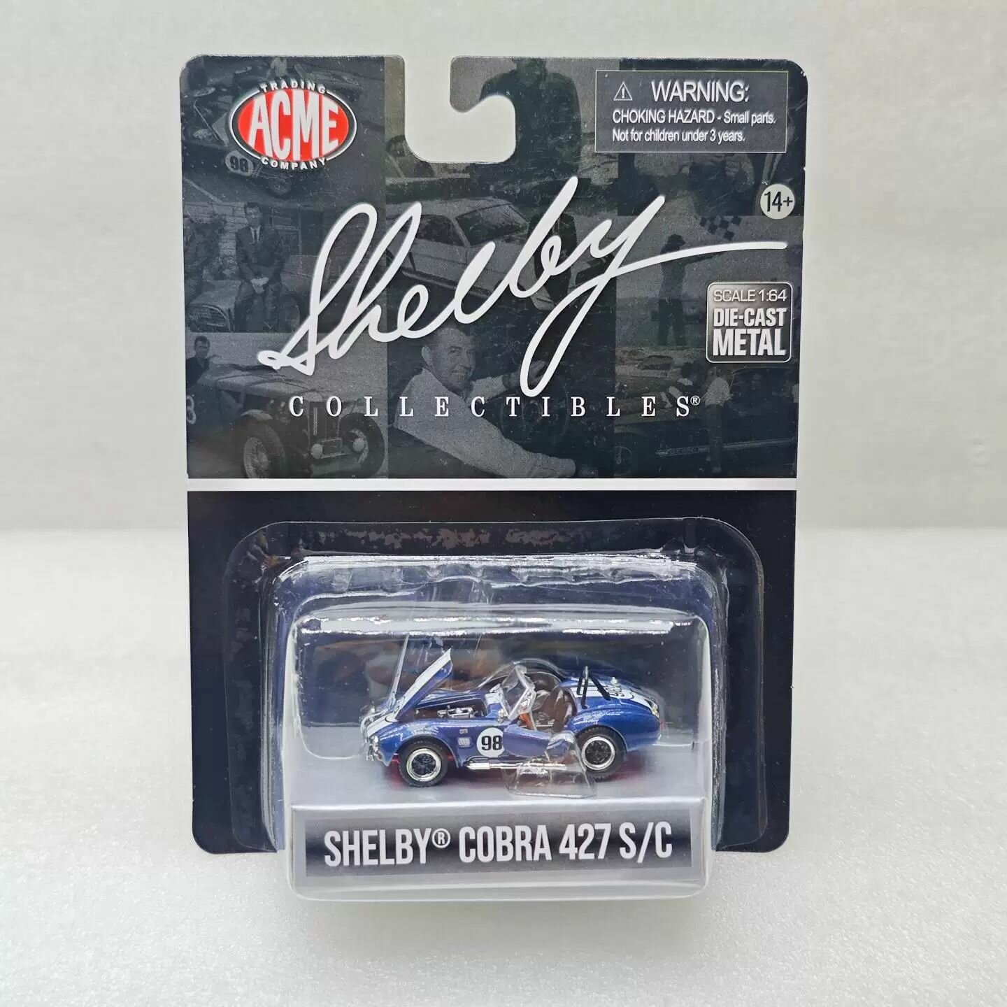 Машинка ACME MODEL 1:64 SHELBY COBRA 427 S/C Die-cast Alloy Model Collection Toy Children Gifts
