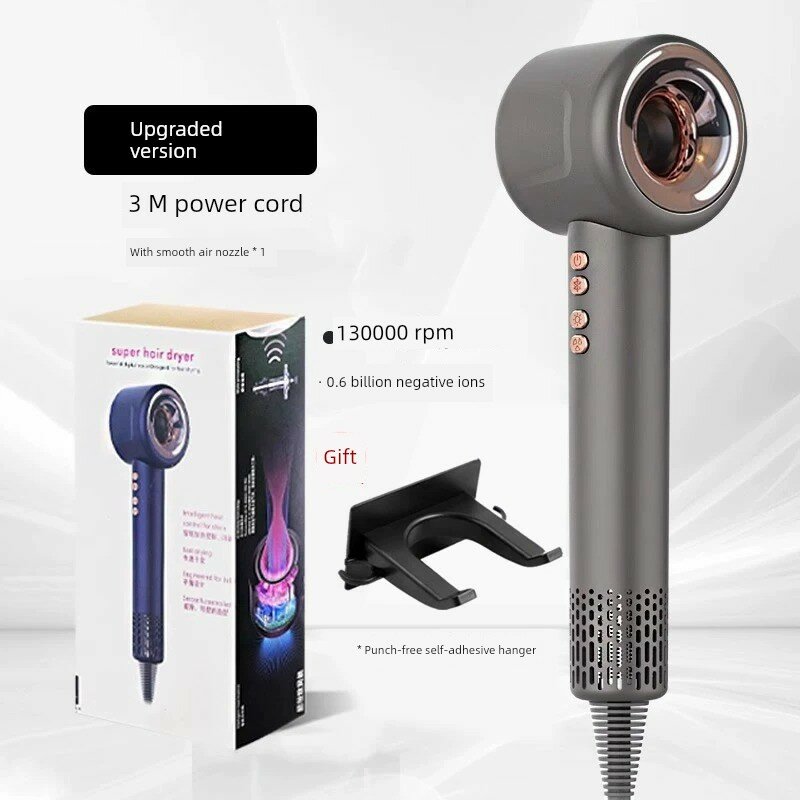Безлистный фен 110 В, высокоскоростной фен, Китай, Тайвань, Гонконг, бытовой бесшумный уход за волосами, экспорт мелкой