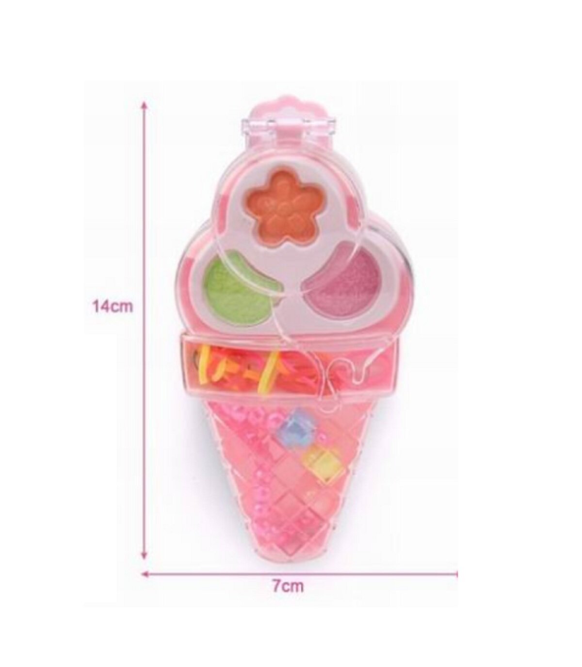 Набор Мороженое для макияжа с украшениями в ассортименте 1 шт