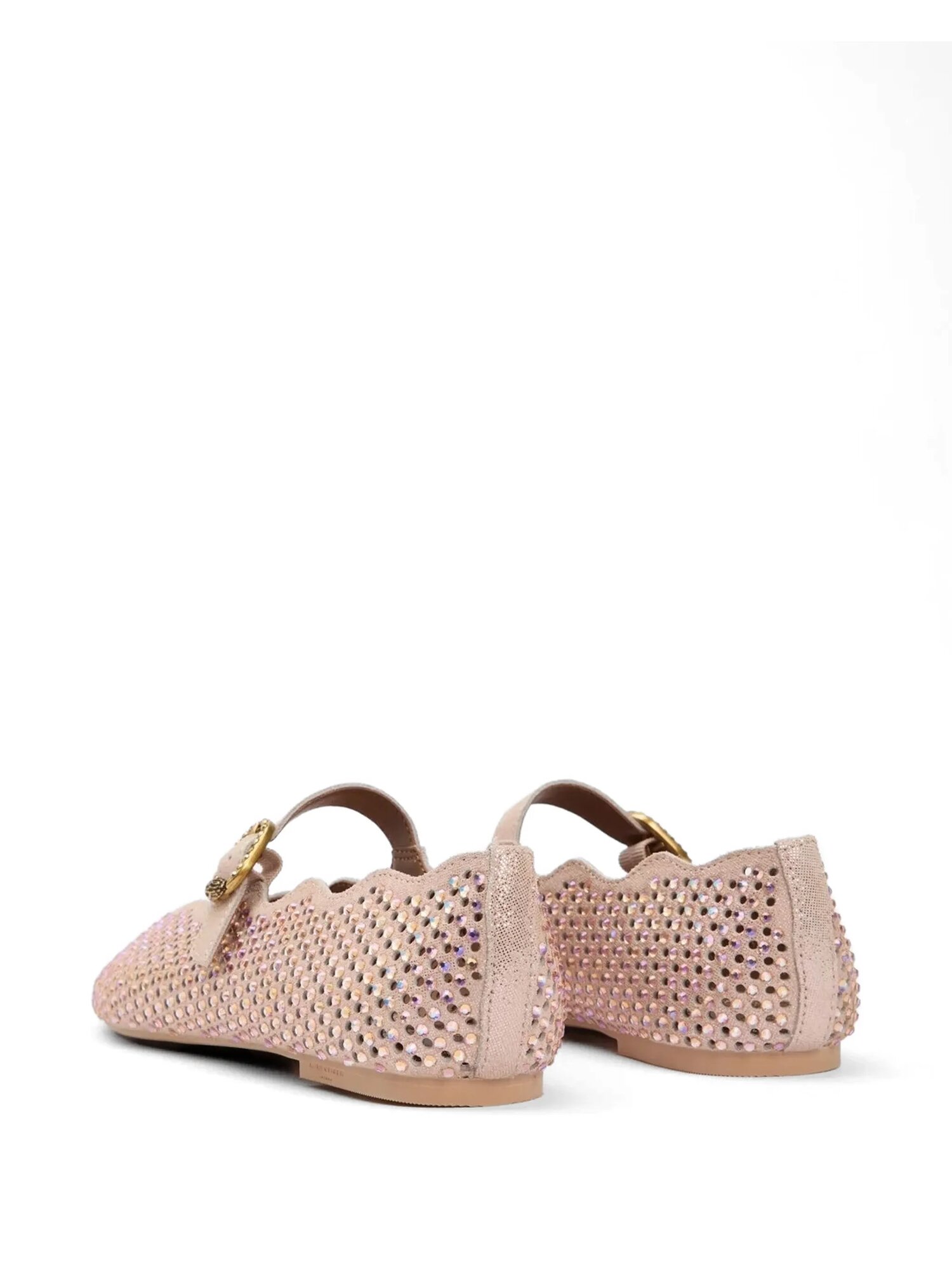 Балетки KURT GEIGER Buckle embellished flats, размер 37, pink — фото 1