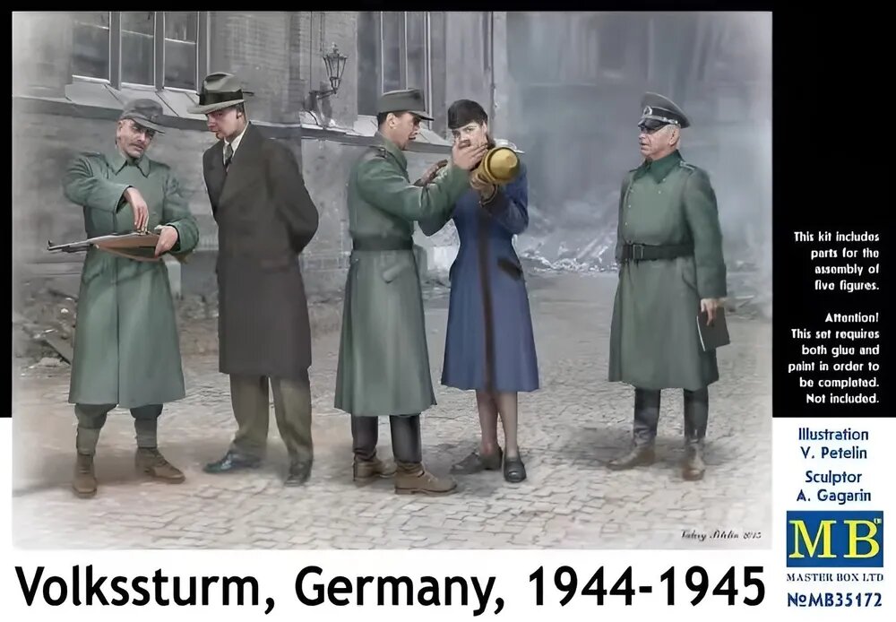 Мастер-бокс 1/35 Немецкой народной штурмовой группы 1944-1945 MB35172