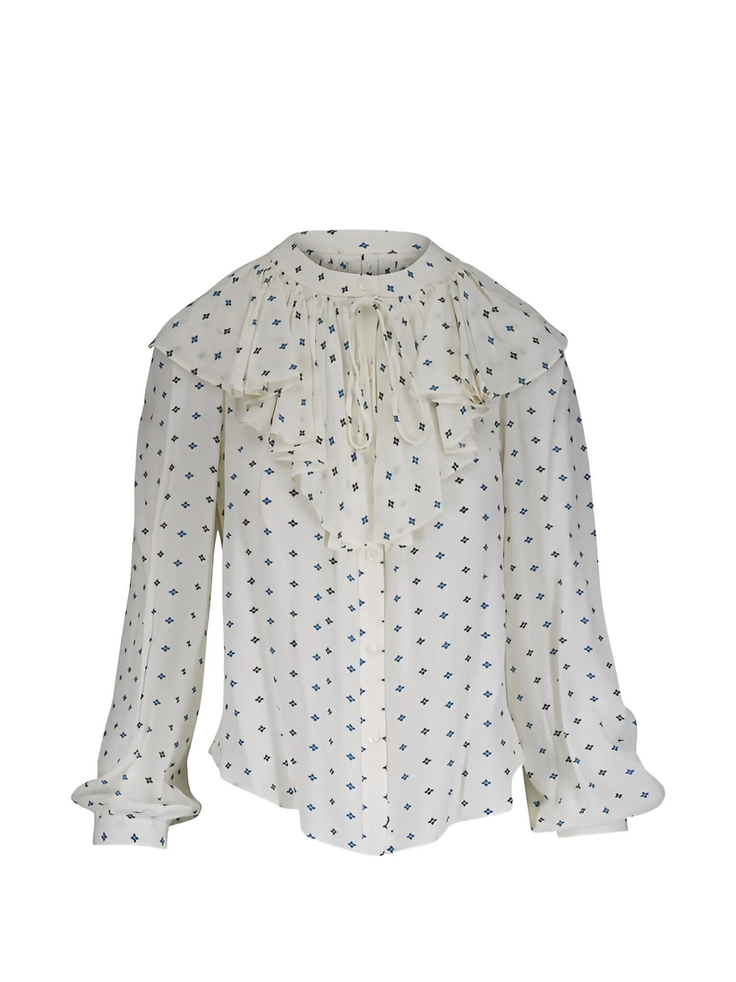 Блуза Ruffled print blouse