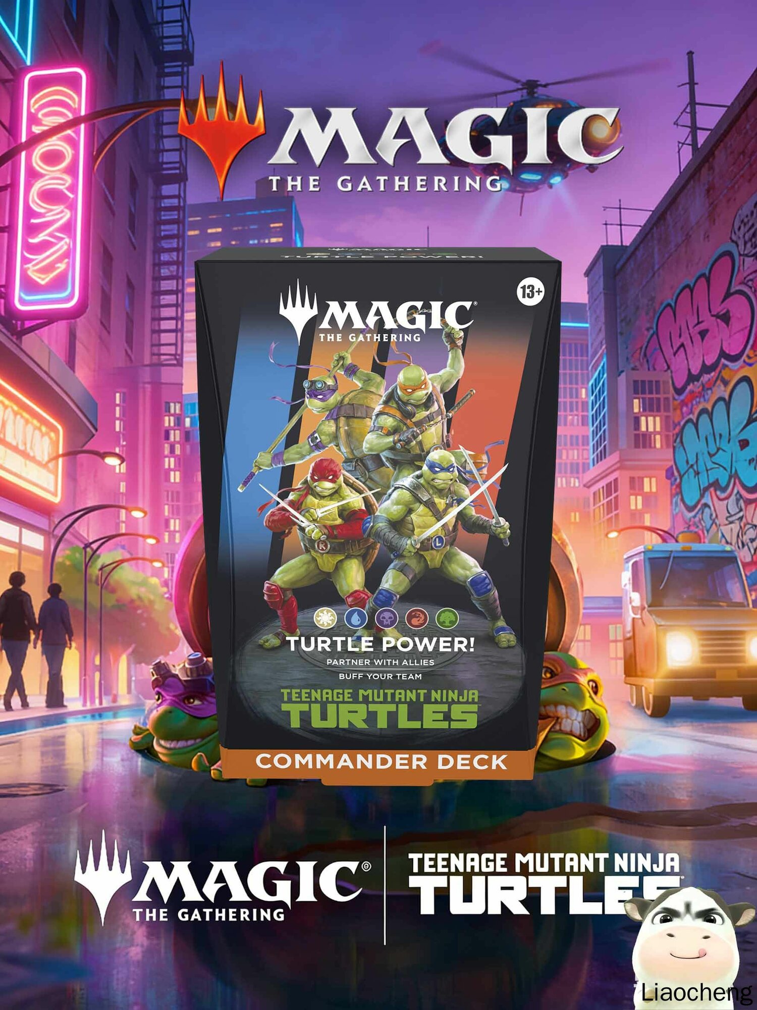 Настольная игра Magic: The Gathering Teenage Mutant Ninja Turtles (Черепашки-ниндзя) Commander Deck (Turtle Power) 2026