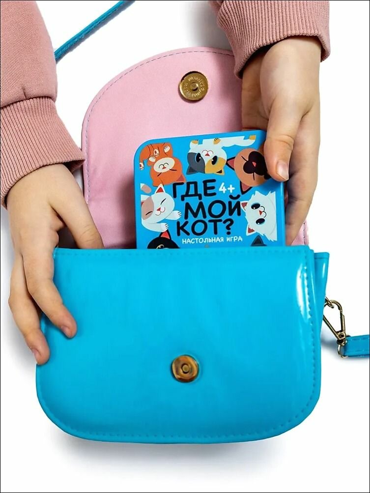 Настольная игра для детей на скорость и внимательность с картами и кубиками Где мой кот (детские настольные игры в дорогу, для мальчиков и девочек, семейная)