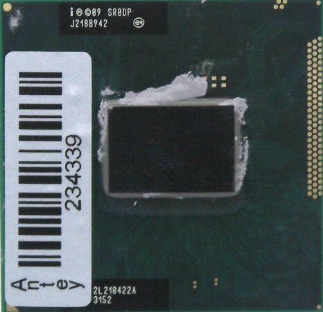 Процессор для ноутбука Intel Core i3-2370M 2,4/3M Sandy Bridge Socket G2/rPGA988B SR0DP
