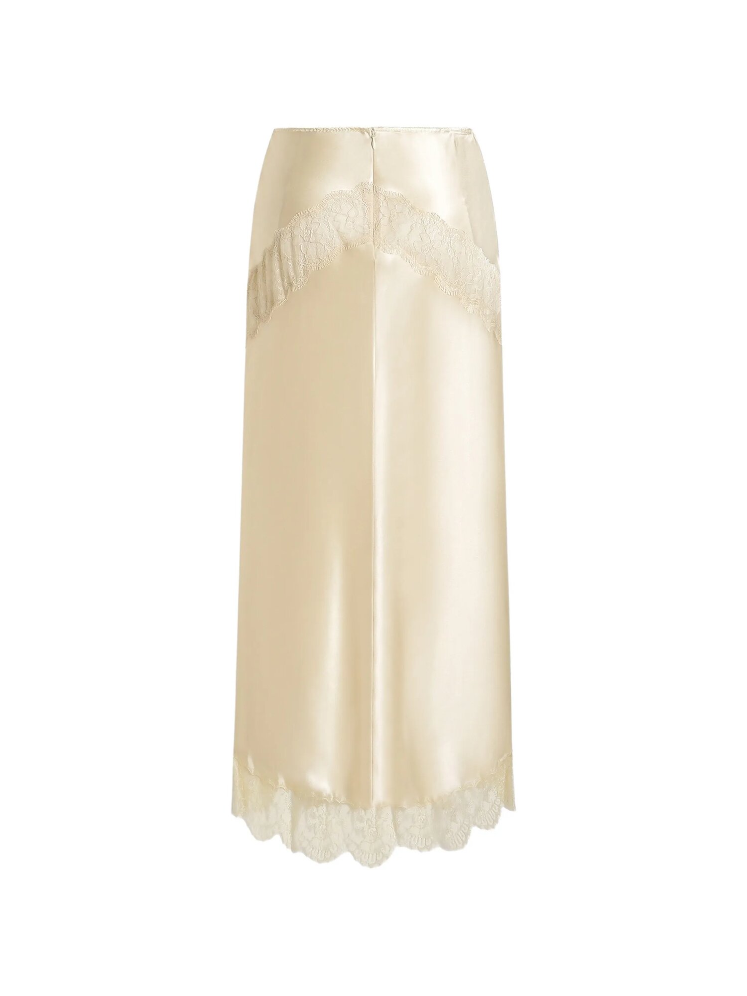 Юбка DOLCE & GABBANA Silk satin skirt, размер 38, разноцветный — фото 1