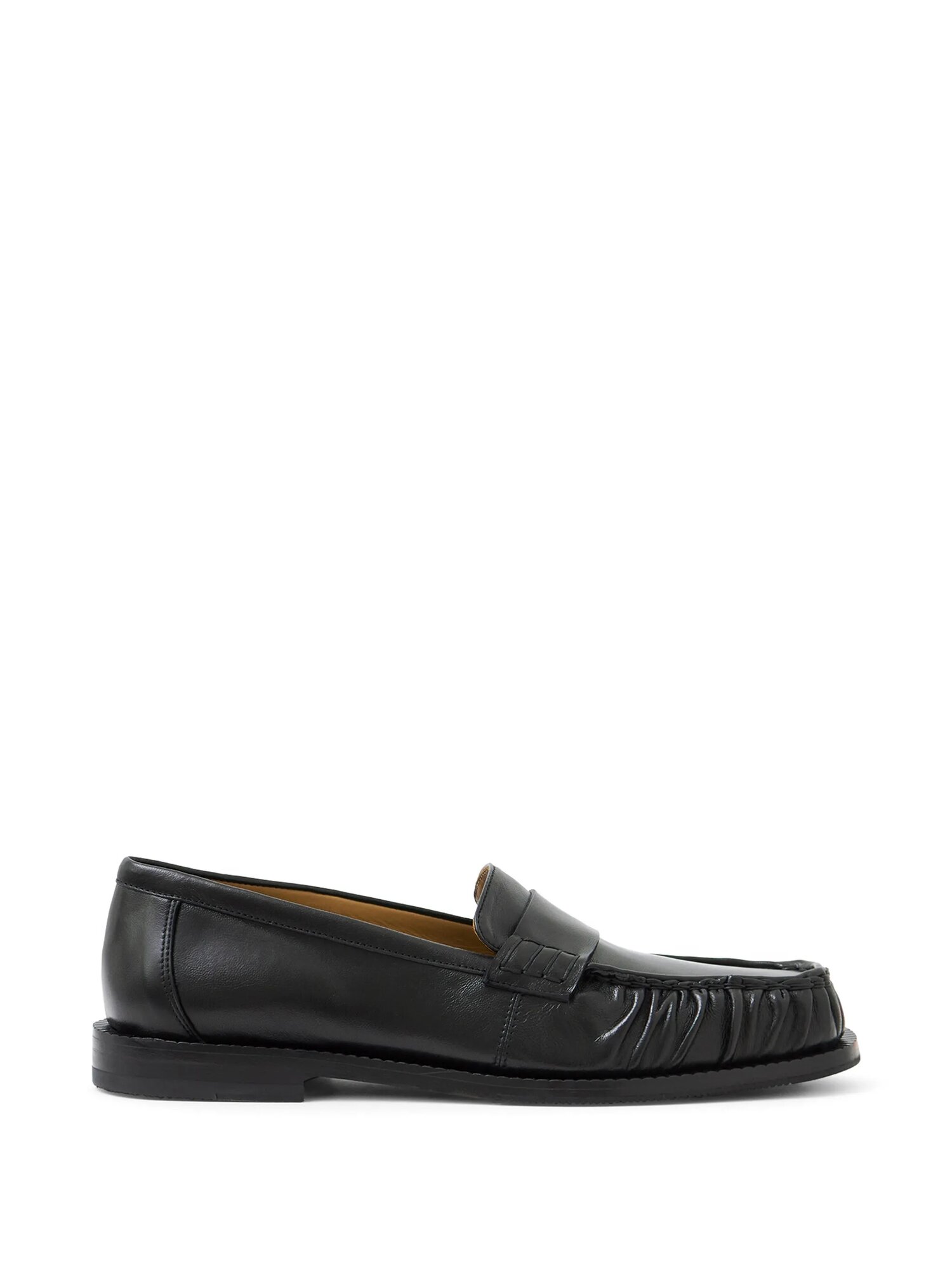Лоферы Pleated loafers