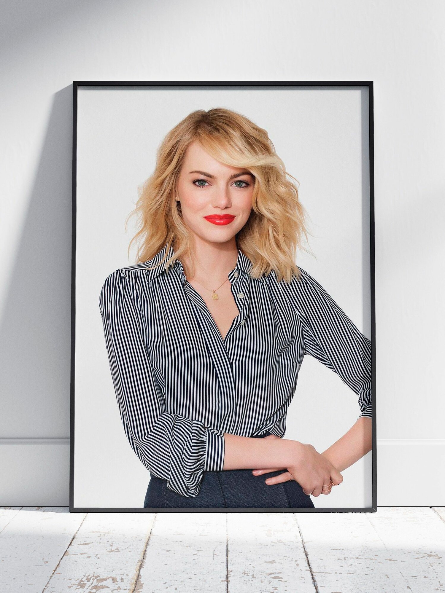 Плакат на стену для интерьера Эмма Стоун (Emma Stone 41) - Постер по актеру фильма, кино, сериала формата A4 (21x30 см)
