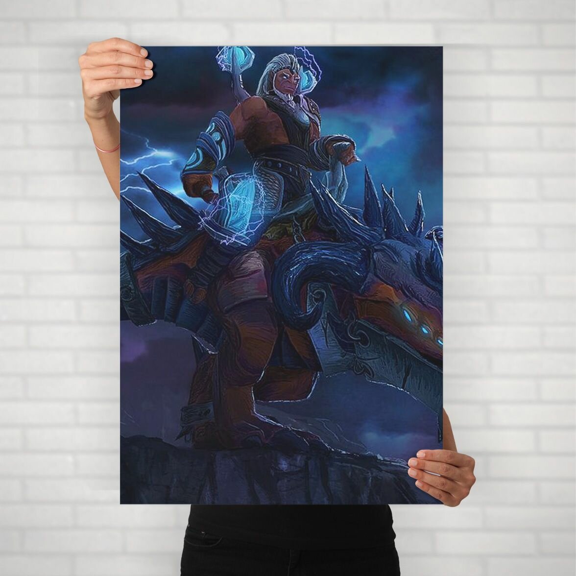 Плакат на стену для интерьера Dota 2 (Disruptor) - Постер по игре формата A2 (42х60 см)