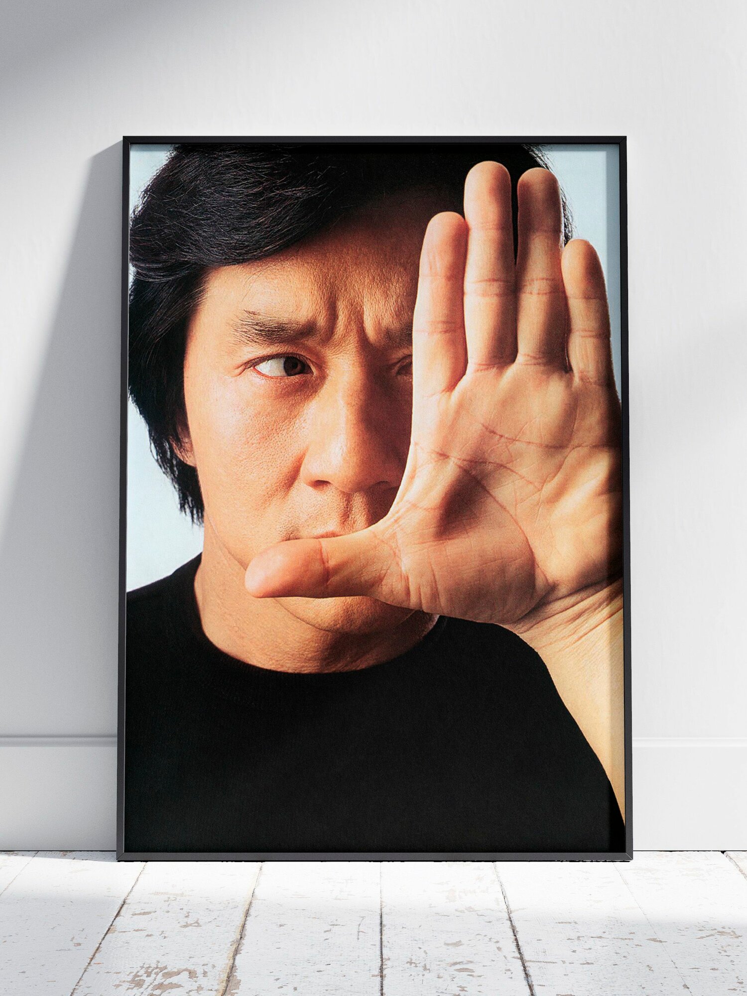 Плакат на стену для интерьера Джеки Чан (Jackie Chan 45) - Постер по актеру фильма, кино, сериала формата A4 (21x30 см)