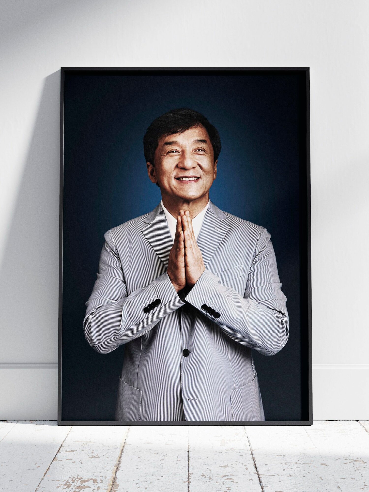 Плакат на стену для интерьера Джеки Чан (Jackie Chan 3) - Постер по актеру фильма, кино, сериала формата A4 (21x30 см)