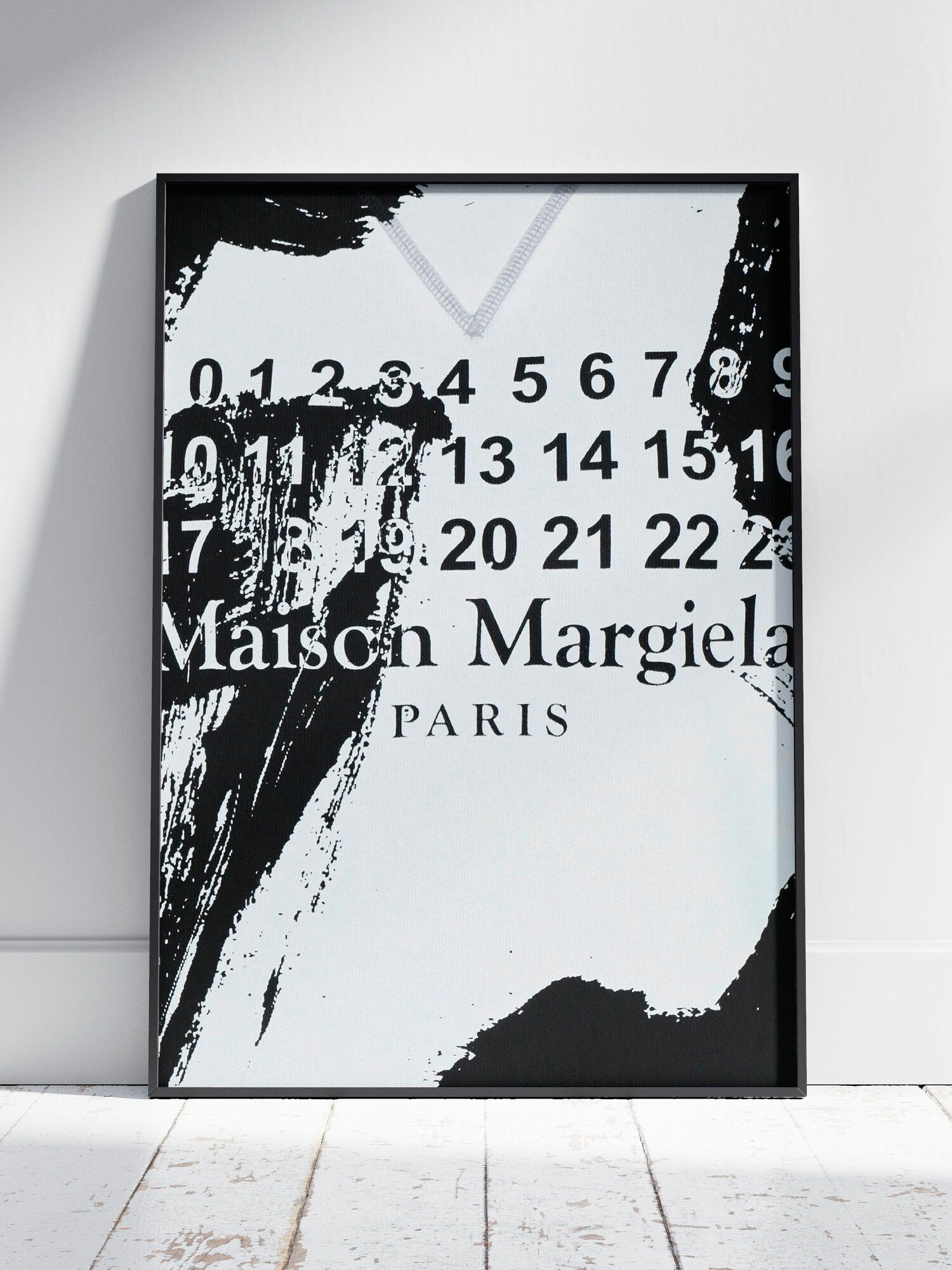 Плакат на стену для интерьера Мейсон Марджела (Maison Margiela 2) - Постер по модели, бренду и моде формата A4 (21x30 см)