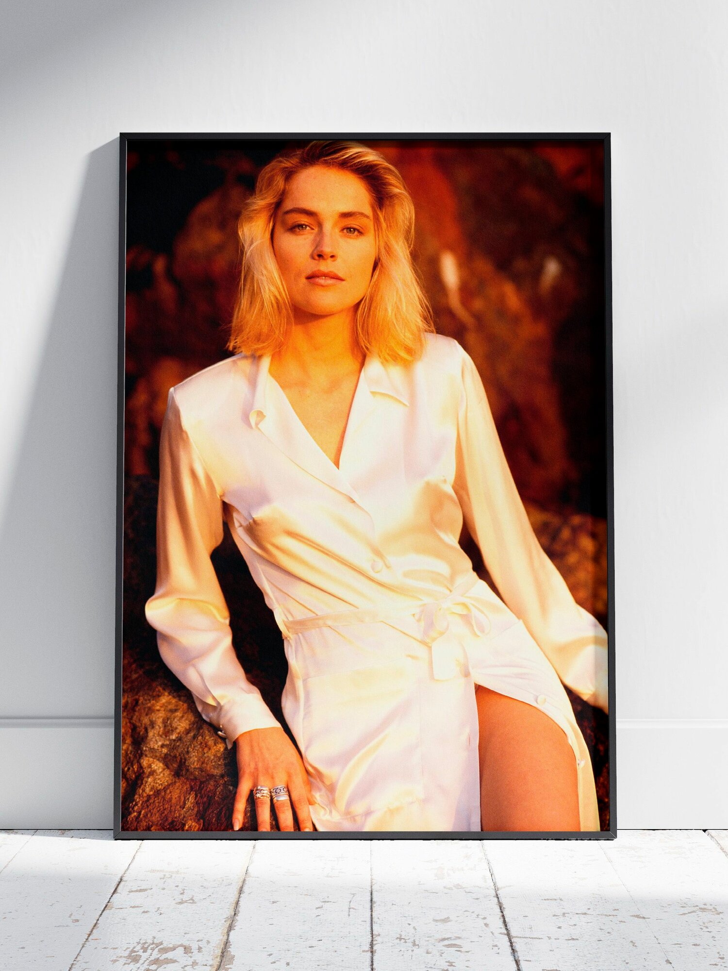 Плакат на стену для интерьера Шэрон Стоун (Sharon Stone 5) - Постер по актеру фильма, кино, сериала формата A4 (21x30 см)