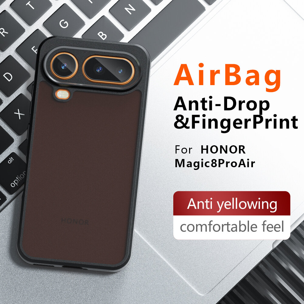 Чехол Для Honor Magic 8 Pro Air / Хонор Магик 8 Про Air, soft touch, чехол-кардиомонитор, поликарбонат (PC), защита камеры, ударопрочный, усиленные углы, Honor, Honor Magic 8 Pro Air, black,