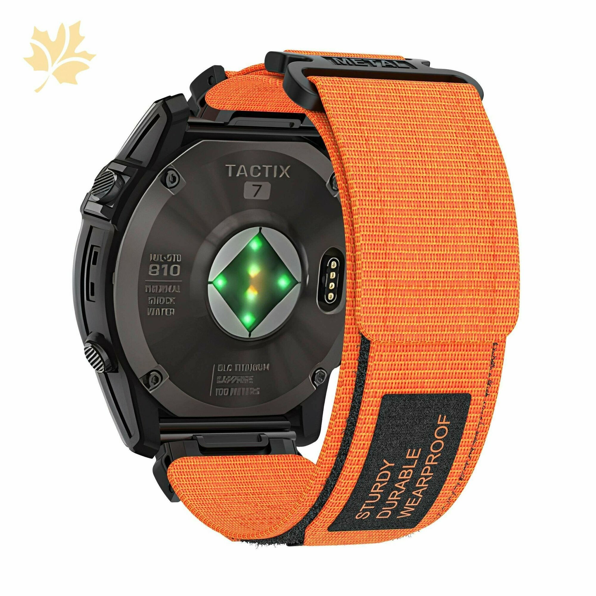 Zarskup Нейлоновые ремешки для Garmin Fenix 7x Pro, 6x, 5x, Enduro 2, Tactix 7 Pro, Fenix 3 HR, Descent Mk3 51 мм Быстрая замена 26 мм