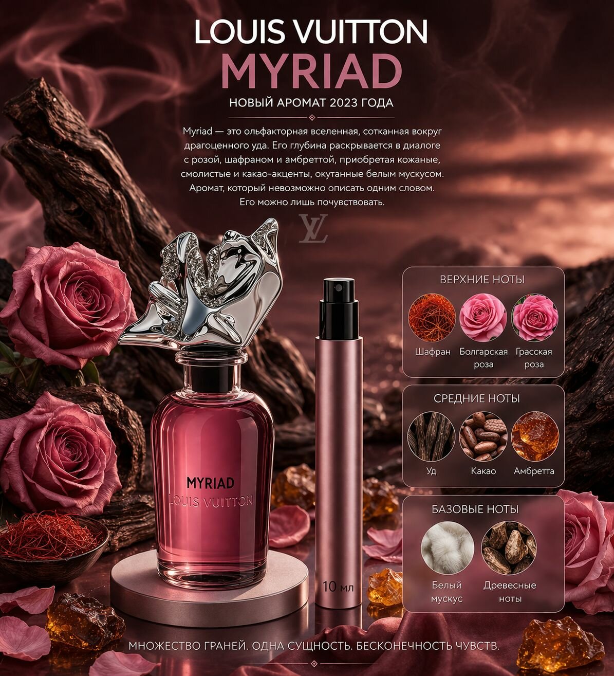 Louis Vuitton Myriad Парфюмерная вода унисекс 10 ml