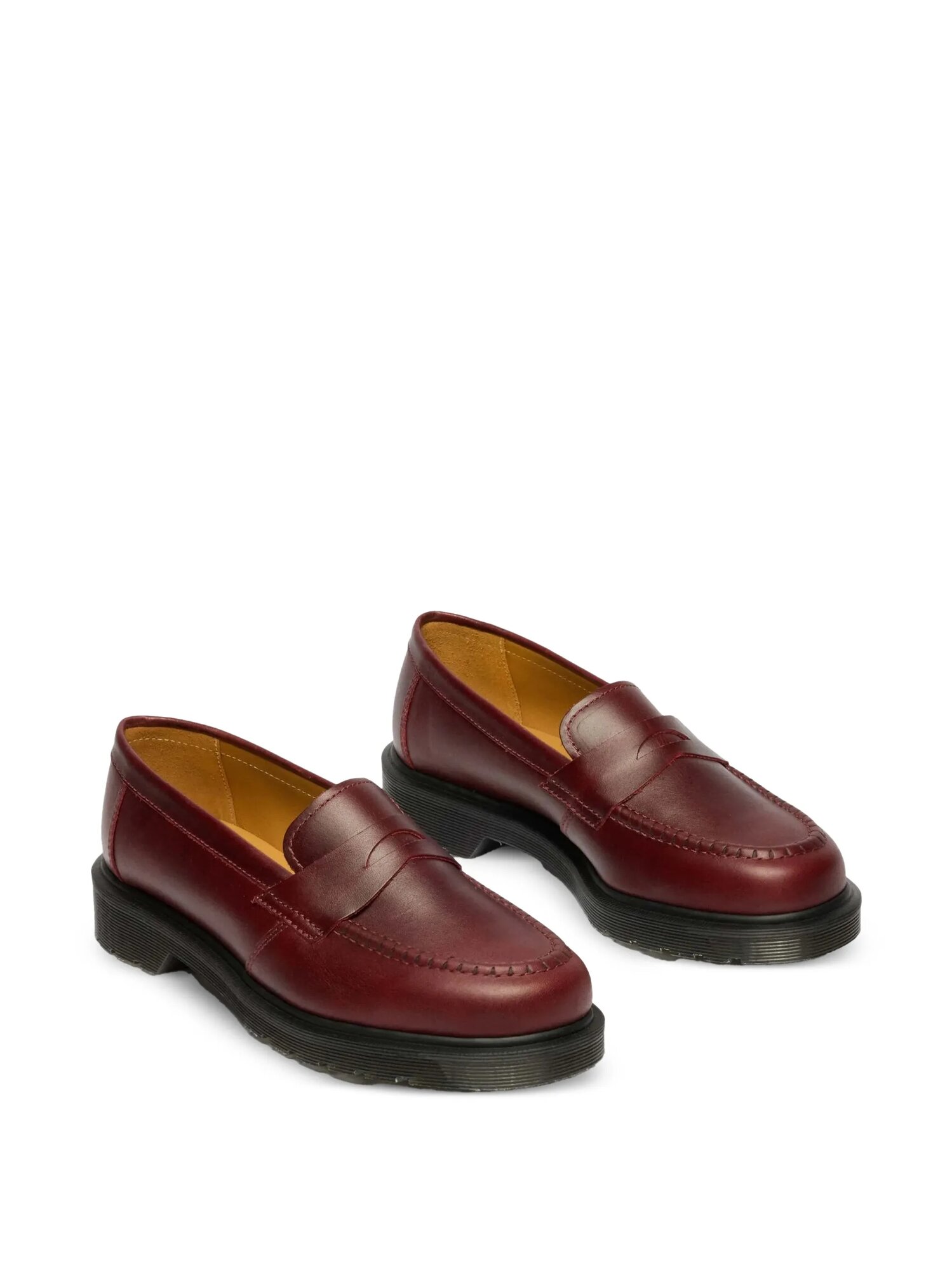 Лоферы Dr. Martens Leather loafers, размер 10 UK, red — фото 1