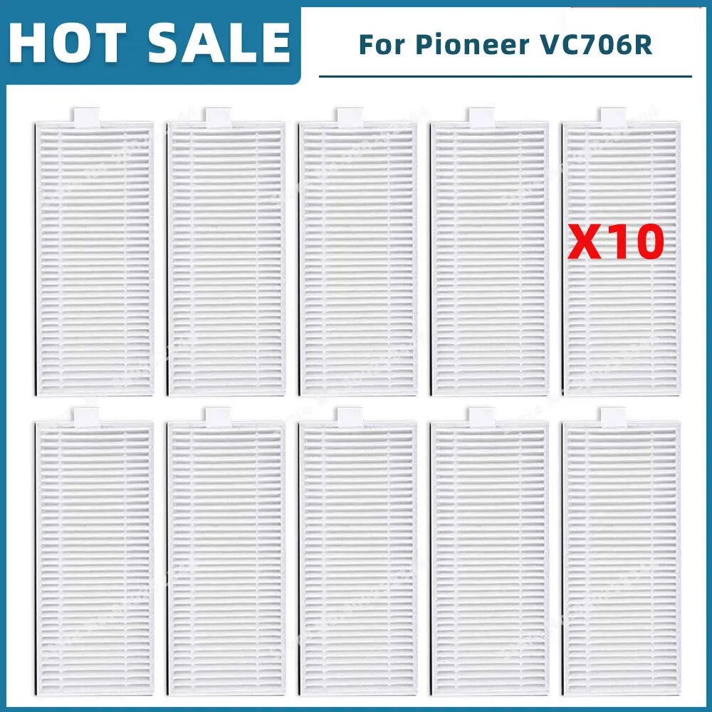 Фильтры для Pioneer VC706R, 10 шт, Белый, Set F