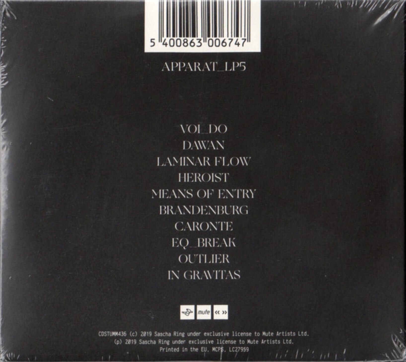 Музыка CD Apparat - LP5, New — фото 1