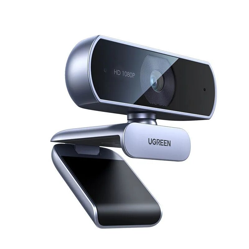 Веб-камера UGREEN CM678 USB, 1080Pх30Гц, серебристый 15728