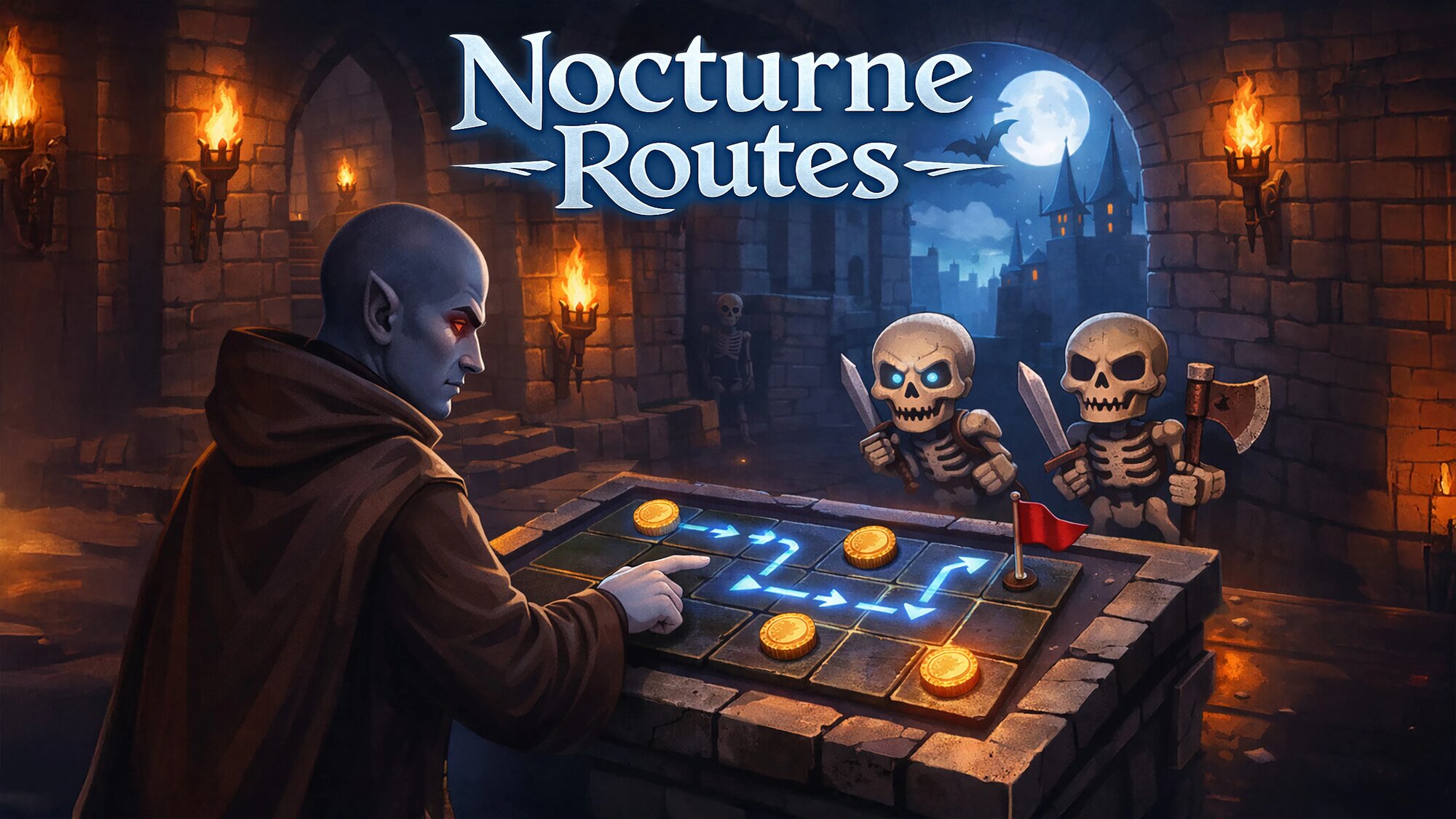 Игра Nocturne Routes, цифровое издание PlayStation 4, регион Турция / код пополнения баланса