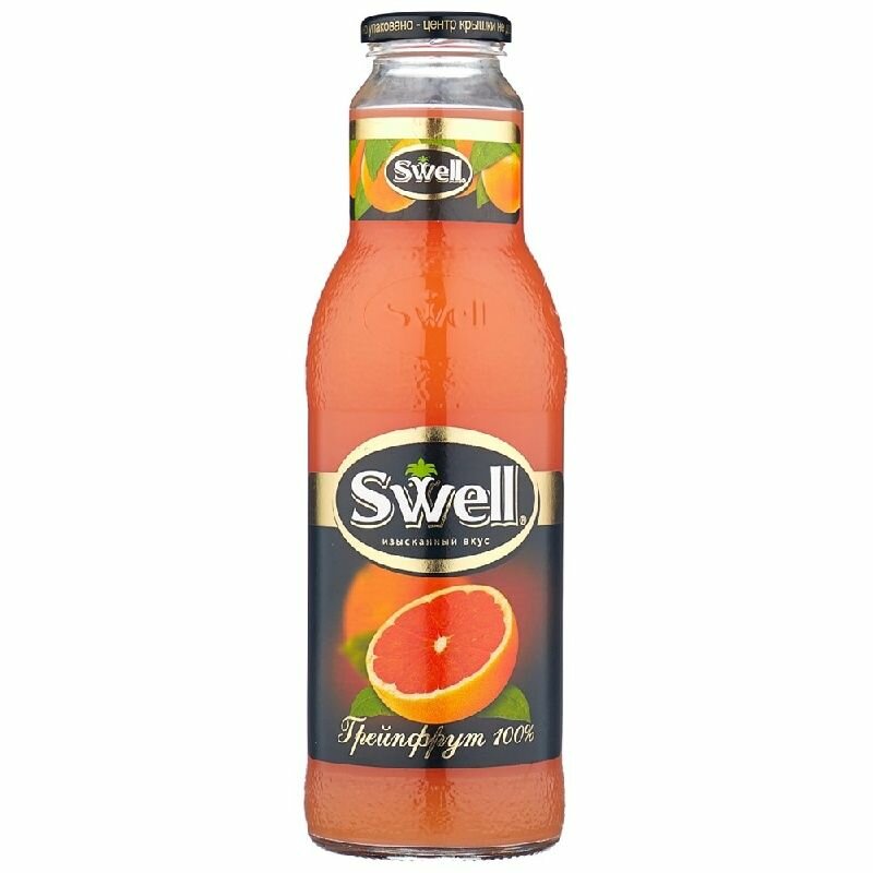 Сок SWELL Грейпфрут восстановленный с мякотью 0,75л