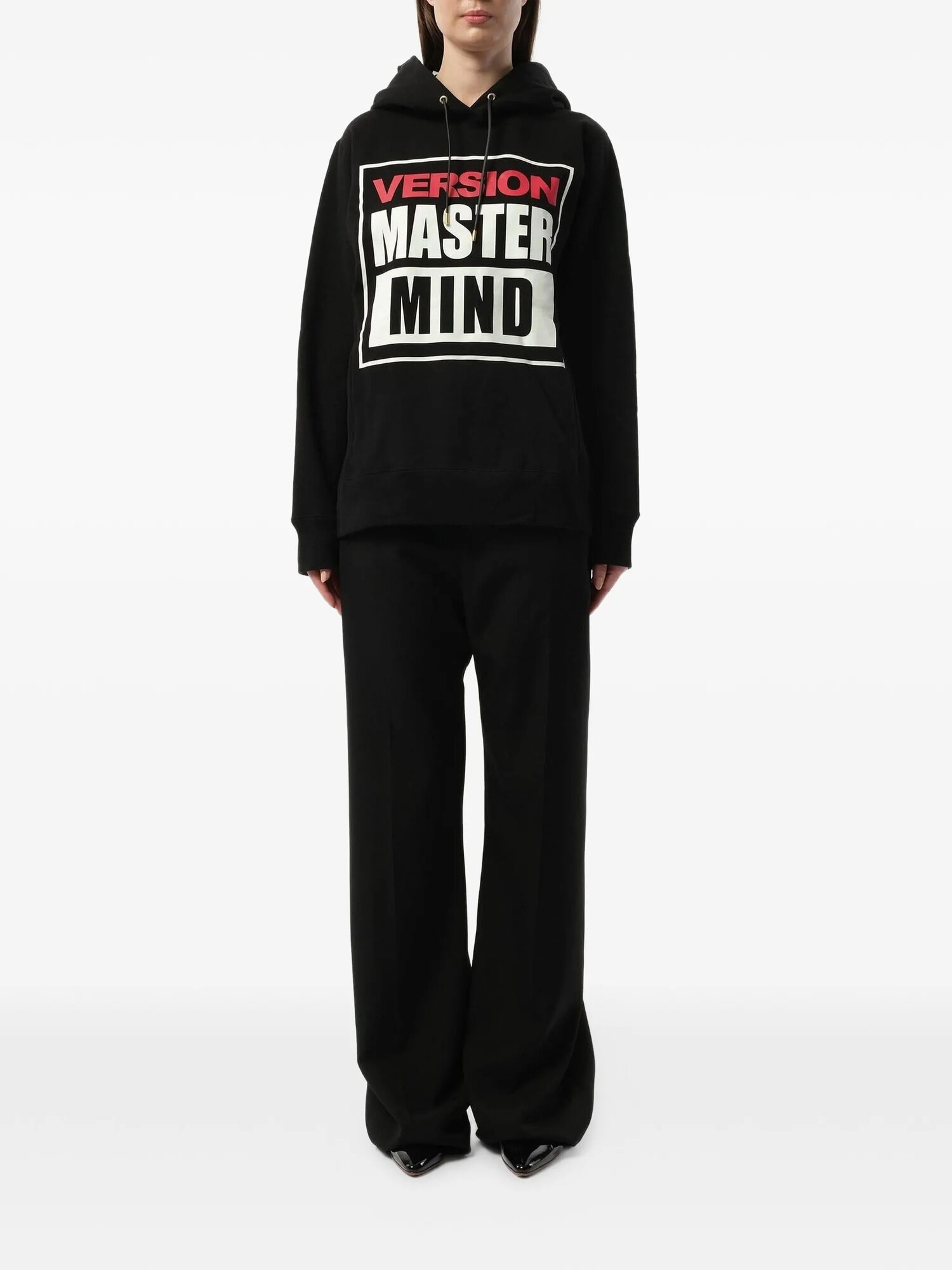 Худи MASTERMIND Logo-print drawstring hoodie, размер 0 — фото 1